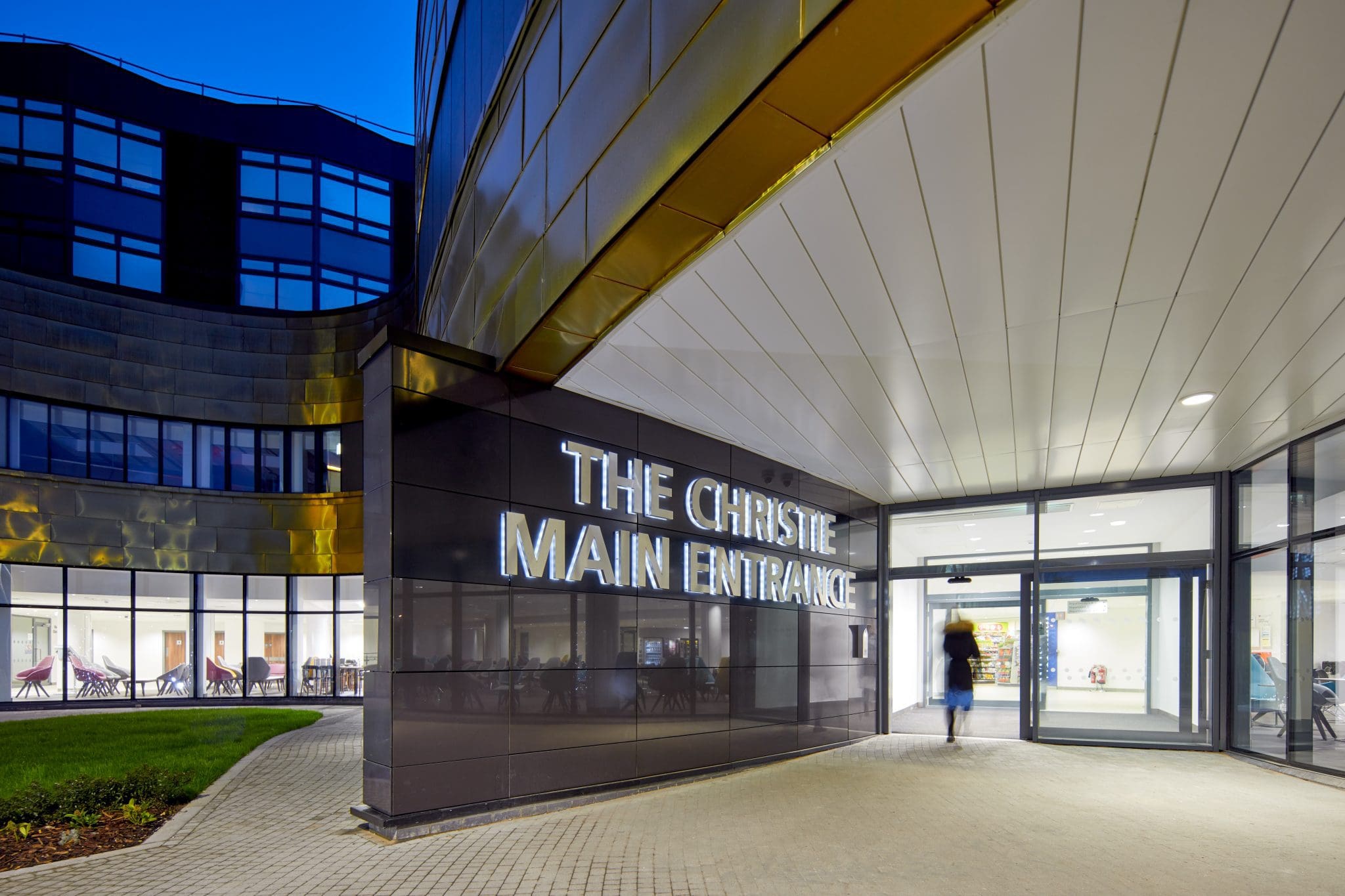The Christie Main Entrance, Manchester - SI Sealy