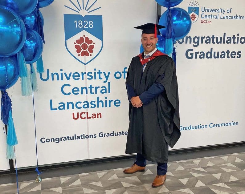 Ben Rathbone graduates with a first-class degree - S I Sealy